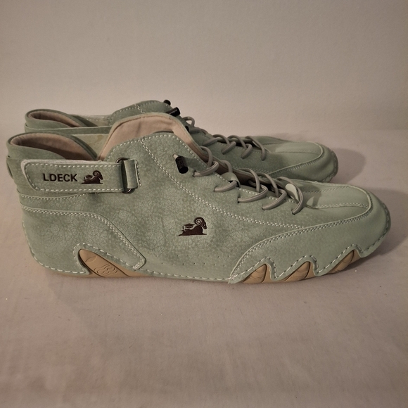 Ldeck | Shoes | Ldeck Mens Mint Green Suede Ankle Sneakers | Poshmark